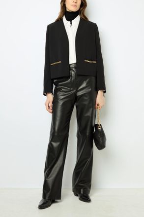 Gerard Darel Veste noire &agrave; cha&icirc;nes dor&eacute;es - MIRIELLE - Noir