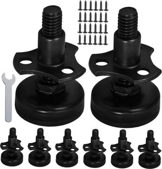 OSALADI 8 Stück Teiliges Möbel Nivellierfuß Verstellbar Höhenverstellbare Stellfüße für Tisch Stuhl Schrank Schwere Ausführung Einfache Montage für Unebene Bö