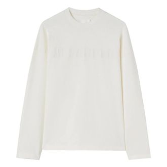 Jil Sander L&auml;ssiges Baumwoll-T-Shirt - - Tops - Damen - Wei&szlig; - XS