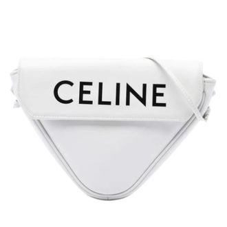 Celine Pre-owned Triangle Crossbody Bag - - Pre-owned - Damen - Wei&szlig; - ONE SIZE