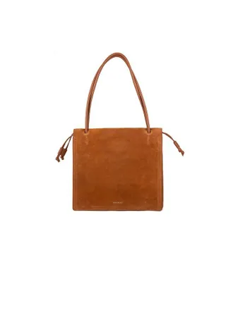 Coccinelle Womens Shoulder Bag Cognac Cowhide Shoulder-bags
