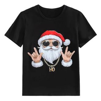 Generic T-shirt d&eacute;contract&eacute; &agrave; manches courtes pour femme avec imprim&eacute; lettres, col rond confortable, tissu m&eacute;lang&eacute; doux pour un usage quotidien, style polyval