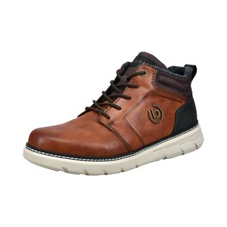 Bugatti Herren Schlupfstiefel, M&auml;nner Stiefel Kaltfutter,uebergangsstiefel,uebergangsschuhe,flacher absatz,cognac/dark brown (6361),42 EU/EU UK