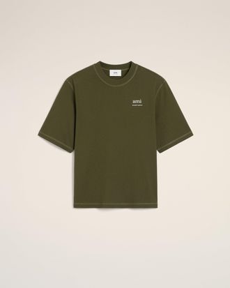 Ami T-Shirt Vert En Coton Loden - XXL - Homme