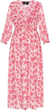 Faina Kleid Frauen rosa wei&szlig;