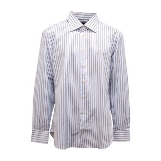 Sonrisa L3829 Camicia Gestreiftes Hemd - - Shirts - Herren - Blau - 4XL