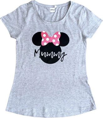Disney T-Shirt Minnie Mouse Damen T-Shirt MUMMY für Mütter Mini Maus Gr. S M L XL