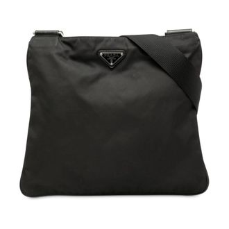Prada Pre-owned Vintage Nylon Crossbody Bag - - Pre-owned - Damen - Schwarzk - ONE SIZE