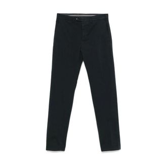 Canali Homme, Pantalons, Bleu, Taille: 3XL Pantalon Bleu Marine avec Bouton Avant