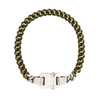 Alyx Zweifarbige Nylon- und Metallkette - - Accessories - Herren - Gr&uuml;n - S