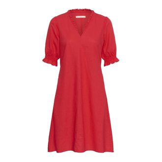 Inwear Rigitta Dress - Femme - Robes - Rouge - Taille: 46 FR