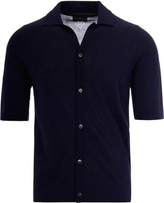 Ballantyne Homme, Tops, Bleu, Taille: L Polo Ultral&eacute;ger en Coton