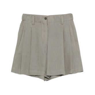 Brunello Cucinelli Femme, Shorts, Vert, Taille: 36 FR Short Shorts