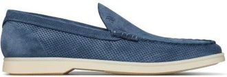 Fabi Homme, Chaussures, Bleu, Taille: 43 EU Perforated Suede Loafer
