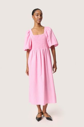 Soaked In Luxury Kleid A-shape Rosebloom with White Stripe rose