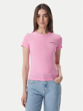 Tommy Jeans T-Shirt Ess Logo DW0DW23479 Hellrosa Slim Fit