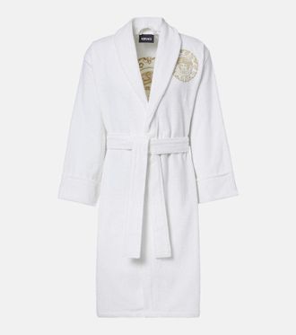 Versace Bademantel Medusa Gala aus Baumwollfrottee