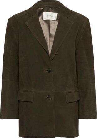 Gestuz Femme, Vestes, Brun, Taille: 40 FR Blazer Crocodile Foncé