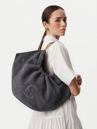 Coccinelle Handtasche Coccinelle V5G Coccinellesmash Suede Bim E1 V5G 11 02 01 Grau