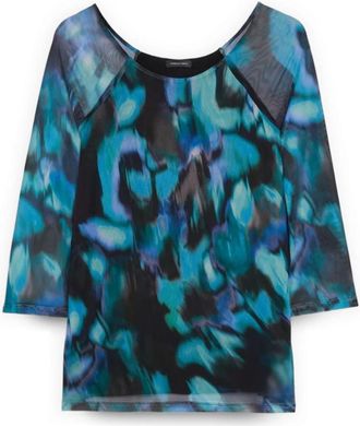 Fiorella Rubino Damen, Oberteile, Blau, LGr&ouml;&szlig;e