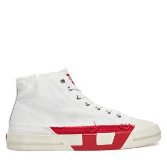 Diesel Sneakers aus Stoff Diesel S-D-Verse Mid Y03505P8114 Weiß