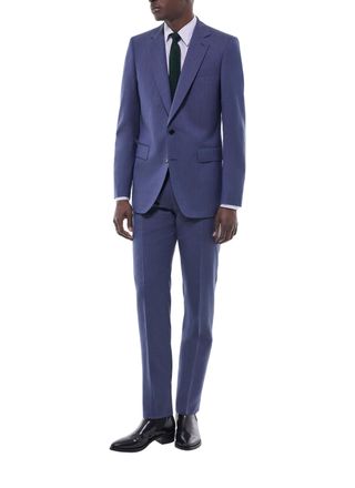 Fursac Costume ajust&eacute; en toile de laine - Taille 44 - Homme