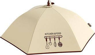 Generic Thermo-Speisehaube - Faltbare Abdeckhaube für Lebensmittel, hält Speisen kühl oder warm, praktische Obsthaube für zu Hause und unterwegs - ø ca. 70 cm