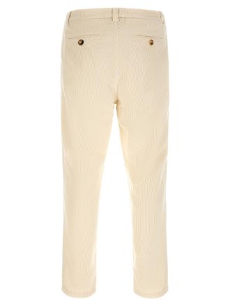 Brunello Cucinelli Mens Beige Cotton Casual Pants