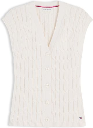 Tommy Hilfiger Strickjacke Cable Slim Sleeve
