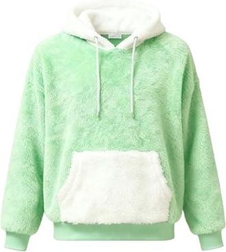 Generic Veste de Noël légère en satin pour femme - Ensemble de Noël assorti - Doux pour hommes, femmes, adultes et enfants - Cadeau de Noël, vert clair, 5XL