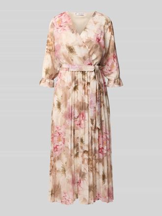Zabaione Midikleid mit floralem Allover-Print Modell Matilda