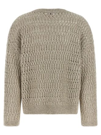 Brunello Cucinelli Womens Beige Linen Cardigan Clothing