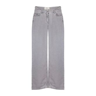 Elisabetta Franchi Femme, Jeans, Gris, Taille: W27 Jeans droits