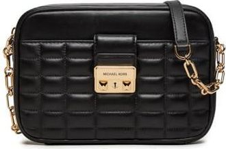 Michael Kors Sac bandouli&egrave;re cuir matelass&eacute; Tribeca Noir