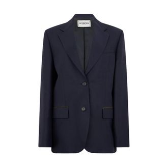 Iceberg Lederjacken - - Jackets - Damen - Blau - XS