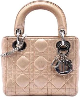 Dior Pre-owned Mini Lady - Femme - Pre-owned - Beige - Taille: ONE Size