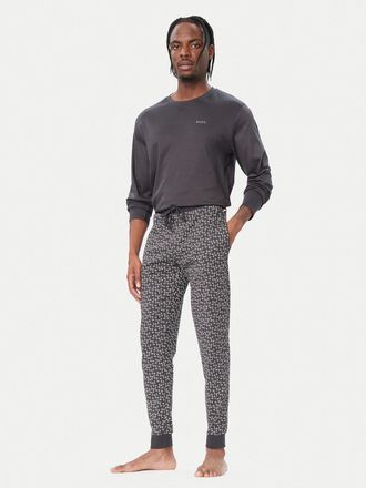 HUGO BOSS Pyjama Relax Long Set 50570566 Dunkelgrau Regular Fit
