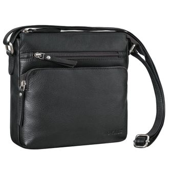 Royalz Michigan Kleine Echtleder Umhängetasche Damen - Vintage Leder Handtasche für Frauen - Ledertasche klein perfekt als Ausgehtasche Freizeittasche City F