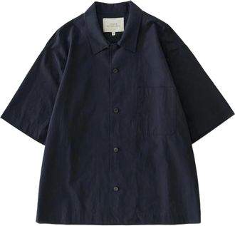 STUDIO NICHOLSON Homme, Chemises, Bleu, Taille: L Short Sleeve Chemises
