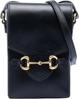 Gucci Sac bandouli&egrave;re Pre-owned - Femme - Pre-owned - Noir - Taille: ONE Size