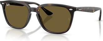 Ray-Ban Rb4362 Sonnenbrillen Tortoise Fassung Braun Glas 55-18