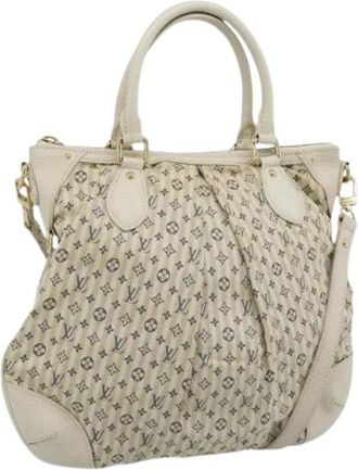 Louis Vuitton Sac bandouli&egrave;re Monogram Mini Lin Canvas Pre-owned - Femme - Pre-owned - Beige - Taille: ONE Size