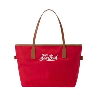 Saint Barth Femme, Sacs, Rouge, Taille: ONE Size City Medium Bag