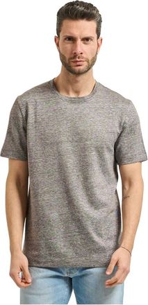 HUGO BOSS Homme, Tops, Brun, Taille: 3XL T-shirt en coton et lin