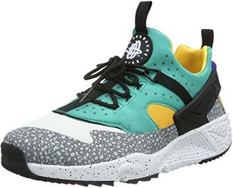 Nike Nike Nike Air Huarache Utility Premium, Sneakers Basses homme, Blanc (White/Blue/Green), 44