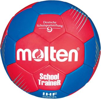 Molten SchoolTraineR Handball, Red/Blue, 2