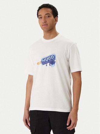 HUGO BOSS T-Shirt 50560049 Wei&szlig; Regular Fit