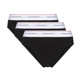 Dsquared2 Logo Band Set mit 3 Slips - - Underwear - Herren - Schwarzk - M