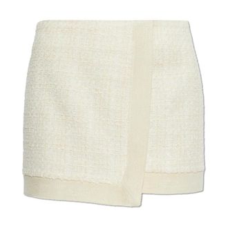 Balmain Tweedrock mit Lurexfaden - - Skirts - Damen - Beige - M