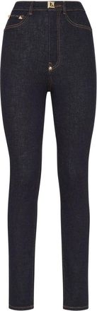 Philipp Plein Femme, Jeans, Bleu, Taille: W25 Jegging Super Taille Haute